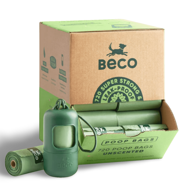 Buy Beco Unscented Poop Bags With Poop Bag Dispenser Online | Better ...
