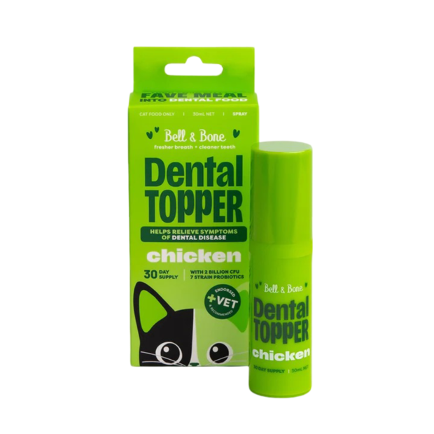 Buy Bell And Bone Tribiotics Dental Topper Spray For Cats Chicken ...