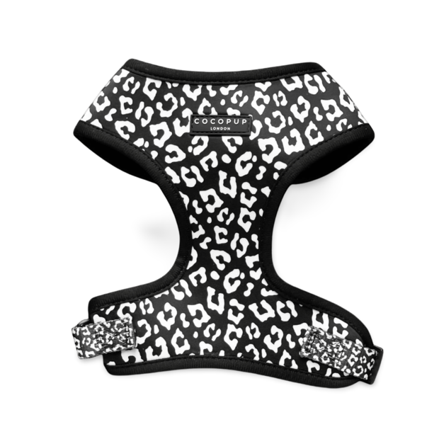 Buy Cocopup London Adjustable Neck Dog Harness Black Leopard Online ...