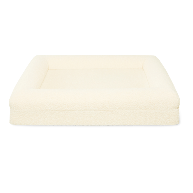 Buy Dazy Dog Orthopeadic Boucle Dog Bed Ivory Online | Better Prices At ...
