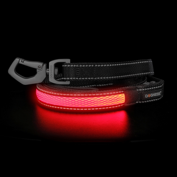 Buy Dogness Led Colour Glowing Lead Black Online | Better Prices At Pet ...