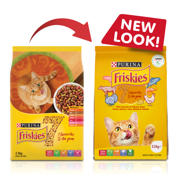 Buy Friskies Dry Cat Food Adult 7 Flavours Online | Better Prices At ...