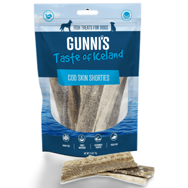 Buy Gunnis Cod Skin Shorties Dog Treats Online | Better Prices At Pet ...