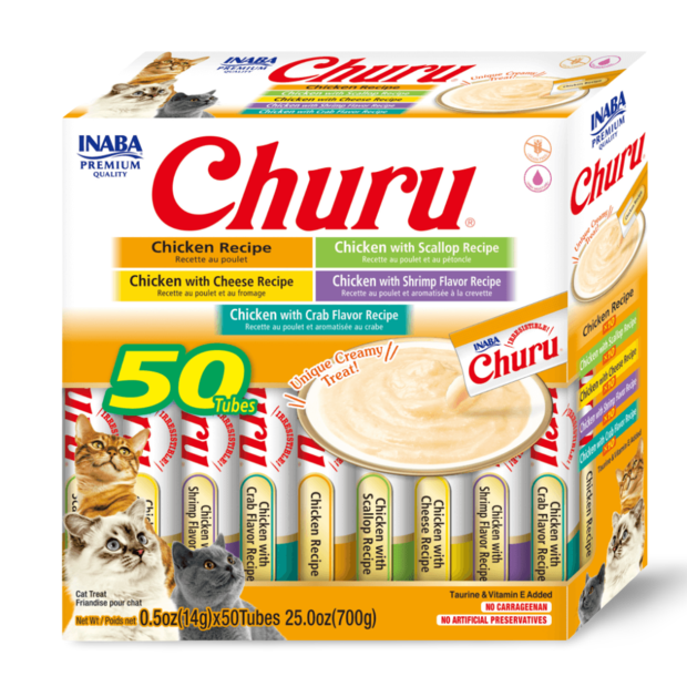 Buy Inaba Churu Chicken Varieties Box Cat Treats Online | Better Prices ...