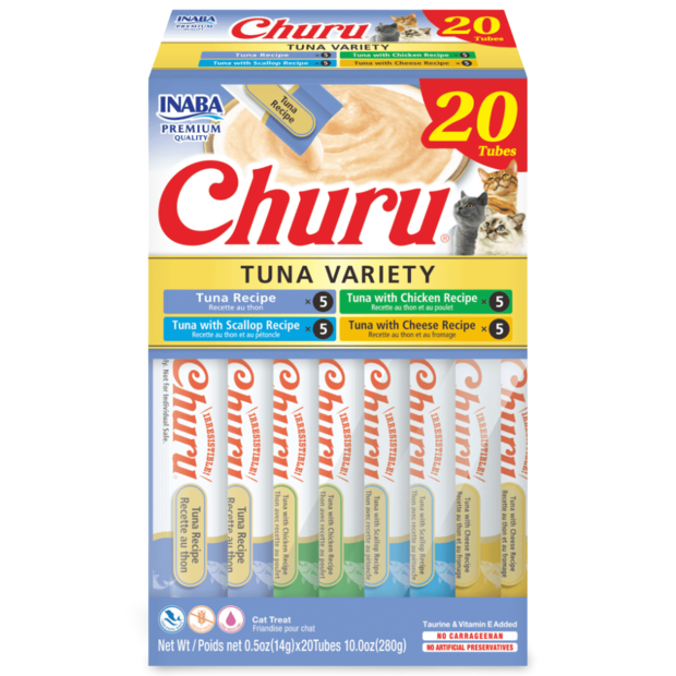 Buy Inaba Churu Tuna Variety Box Cat Treats Online | Better Prices At Pet Circle
