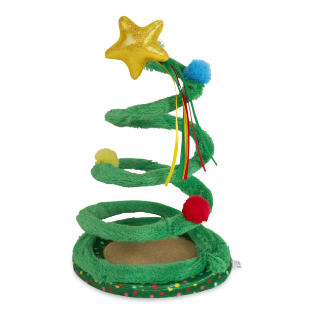 Buy Kazoo Kitty Christmas Bouncy Spring Tree Cat Toy Online | Better ...