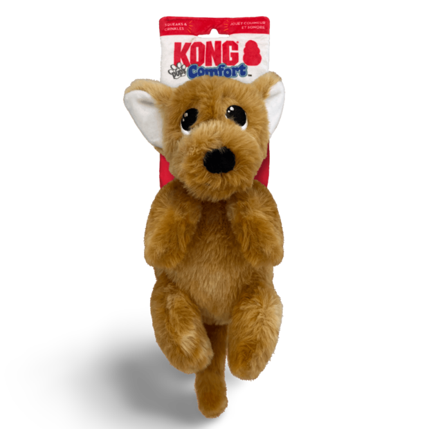 Buy Kong Comfort Pups Peanut Dog Tan Online | Better Prices At Pet Circle