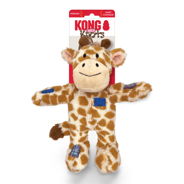 Buy Kong Wild Knots Durable Inner Rope Giraffe Dog Toy Online | Better ...