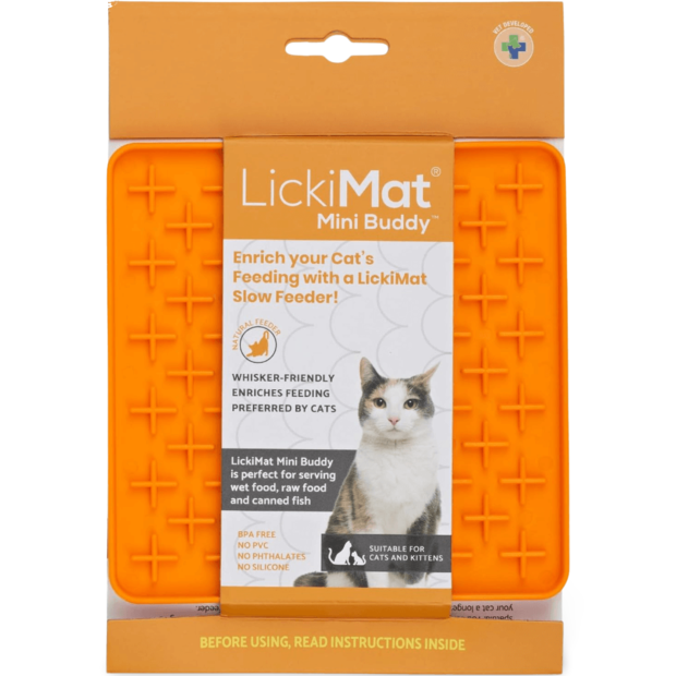 Buy Lickimat Mini Buddy Orange Online | Better Prices At Pet Circle