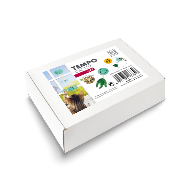 Buy M Pets Tampo Treat Dispensing Cat Toy Leaf Online | Better Prices ...