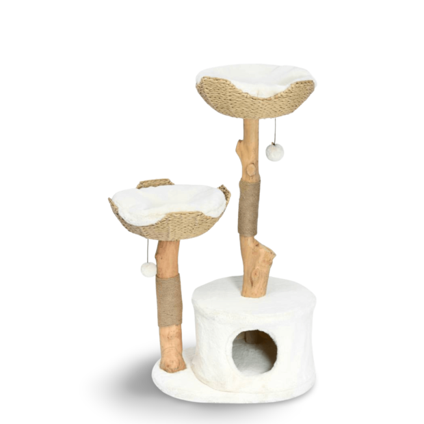 Buy Michu Premium Real Wood Cat Tree Online | Better Prices At Pet Circle