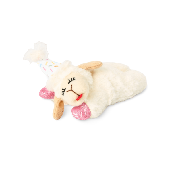 Buy Multipet Birthday Lambchop Pink Plush Cat Toy Online | Better ...