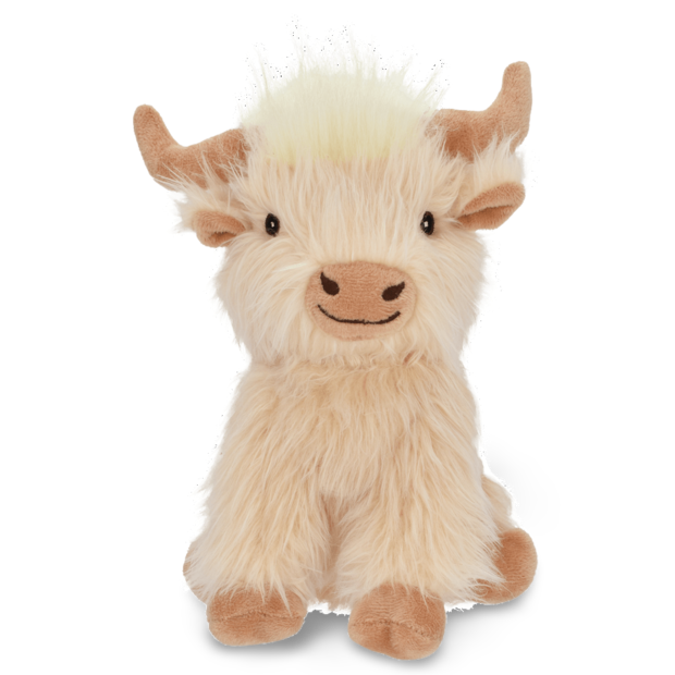 Buy Multipet Highland Cow White Plush Dog Toy Online | Better Prices At ...