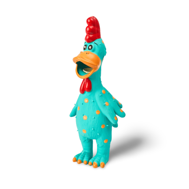 Buy Multipet Latex Chicken Blue Dog Toy Online | Better Prices At Pet ...