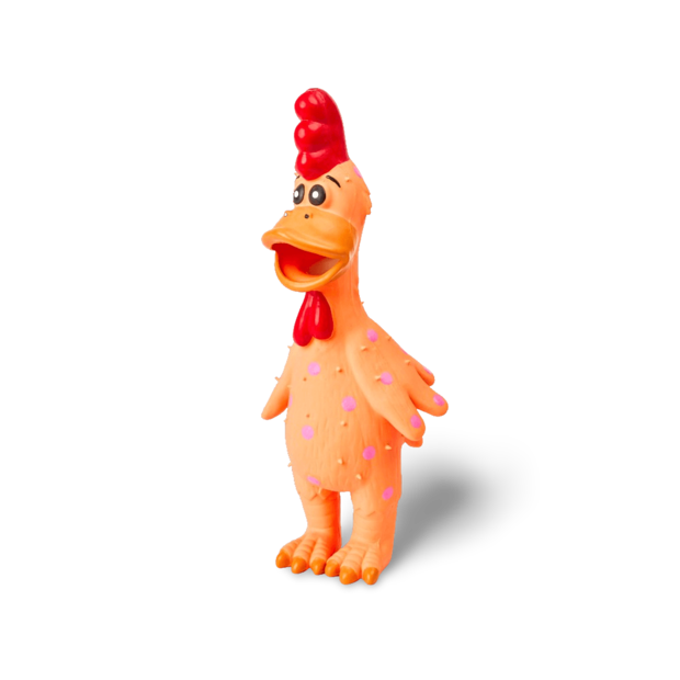 Buy Multipet Latex Chicken Orange Dog Toy Online | Better Prices At Pet ...