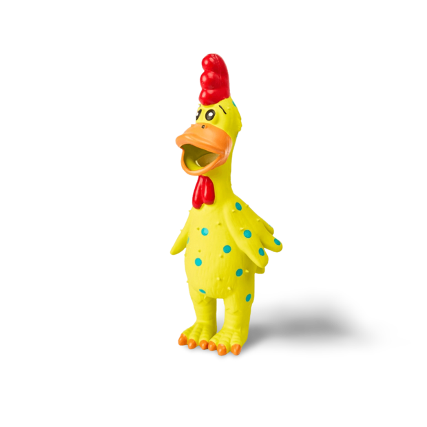 Buy Multipet Latex Chicken Yellow Dog Toy Online | Better Prices At Pet ...