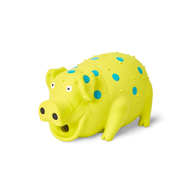 Buy Multipet Latex Pig Yellow Dog Toy Online | Better Prices At Pet Circle