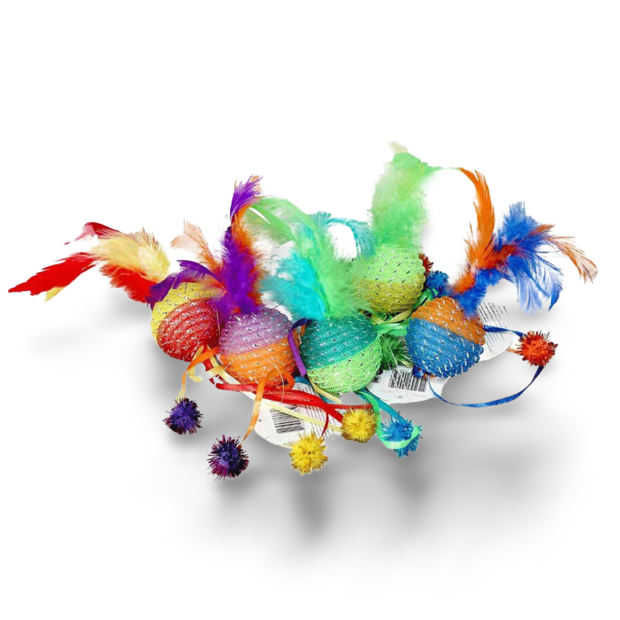 Buy Multipet Mesh Ball Cat Toy Assorted Colours Online | Better Prices ...