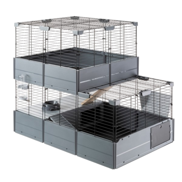 Buy Multipla Double Cage Home Small Animal Extendable Modular Habitat ...