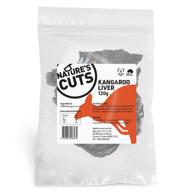 Buy Natures Cuts Kangaroo Liver Online | Better Prices At Pet Circle