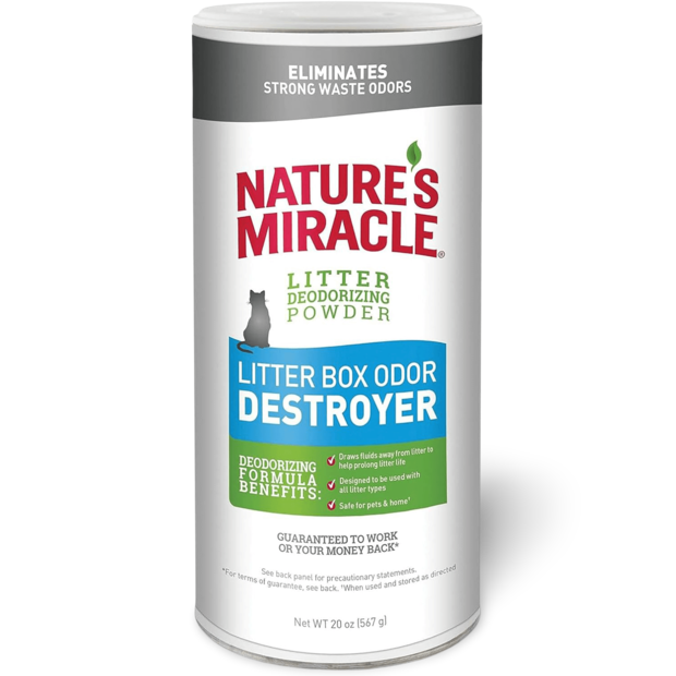 Buy Natures Miracle Litter Box Cat Powder Odour Destroyer Online ...