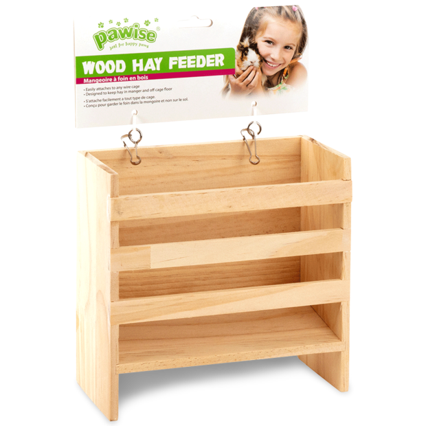 Buy Pawise Small Animal Wood Hay Feeder Online | Better Prices At Pet ...