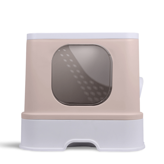 Buy Pawz Fully Enclosed Odour Control Cat Litter Box Brown Online ...