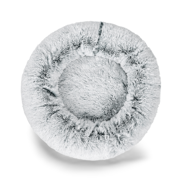 Buy Pawz Plush Donut Calming Dog Bed Cover Only Charcoal Online ...