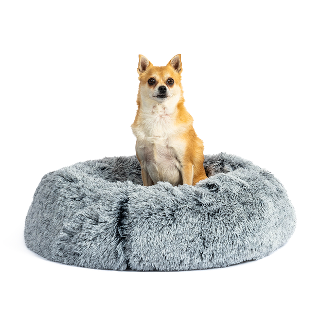 Buy Pawz Plush Donut Calming Pet Bed Charcoal Online | Better Prices At ...