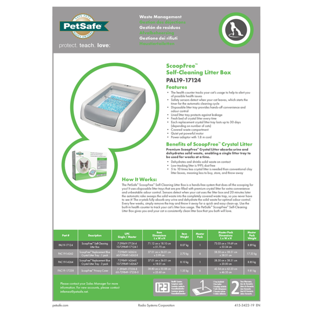 Buy Petsafe Scoop Free Cleaning Litter Box 2nd Generation Online ...