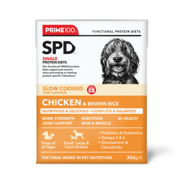 Buy Prime100 Spd Chicken And Brown Rice Slow Cooked Wet Dog Food Online ...