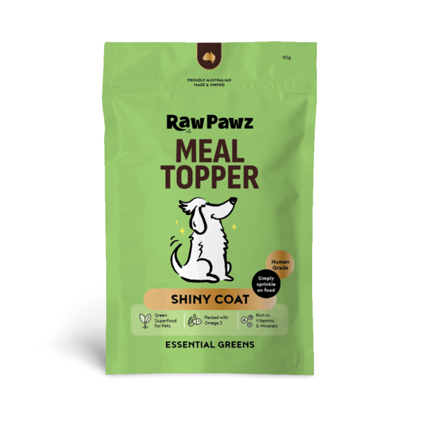 Buy Raw Pawz Essential Greens Shiny Coat Meal Topper For Dogs Online ...