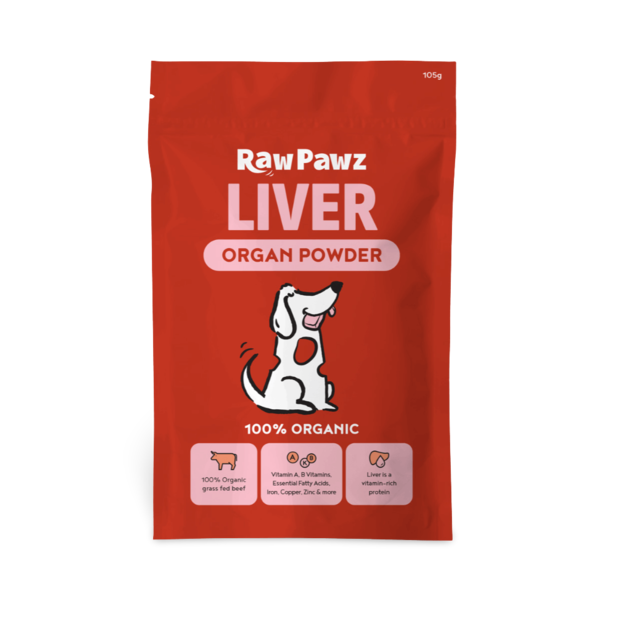 Buy Raw Pawz Organic Liver Organ Powder For Dogs Online | Better Prices ...