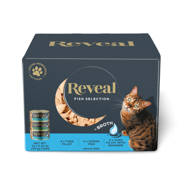 Buy Reveal Natural Wet Cat Food Fish Selection In Broth Online | Better ...