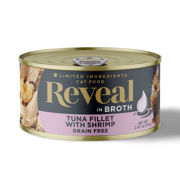 Buy Reveal Natural Wet Cat Food Tuna Fillet With Shrimp In Broth Online ...