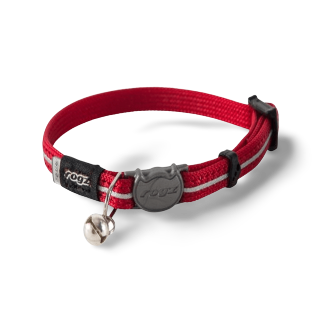 Buy Rogz Alleycat Collar Red Online | Better Prices At Pet Circle