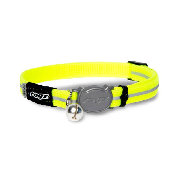Buy Rogz Alleycat Collar Safeloc Yellow Online | Better Prices At Pet ...