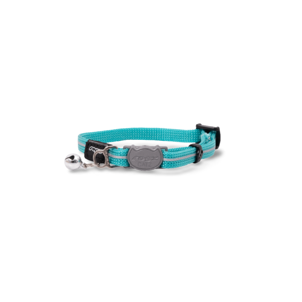 Buy Rogz Alleycat Safety Release Cat Collar Teal Online | Better Prices ...