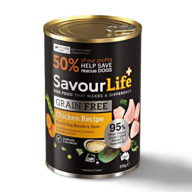 Buy Savourlife Grain Free Adult Chicken Wet Dog Food Cans Online ...