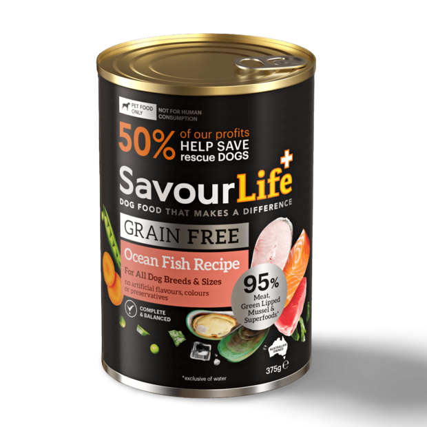 Buy Savourlife Grain Free Adult Ocean Fish Wet Dog Food Cans Online ...