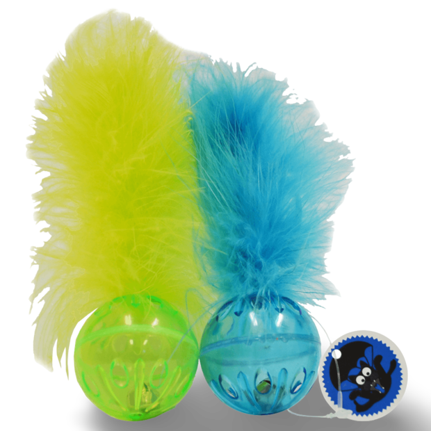 Buy Scream Cat Toy Lattice Ball Green Blue Online | Better Prices At ...