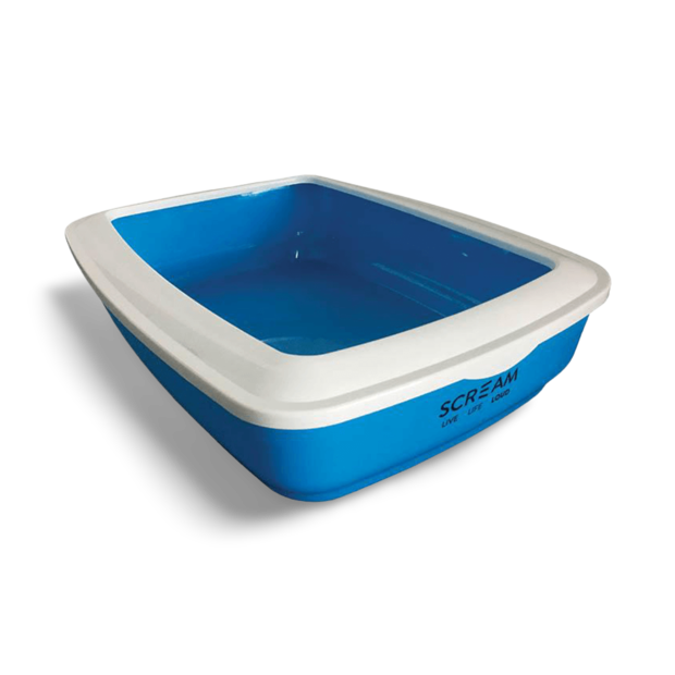 Buy Scream Rectangle Litter Tray Loud Blue Online | Better Prices At ...