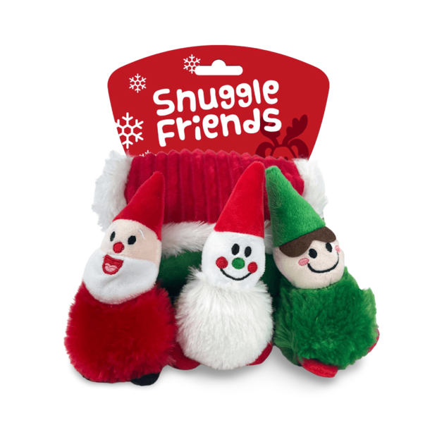 Buy Snuggle Friends Christmas Burrowing Santa House Set Dog Toy Online ...