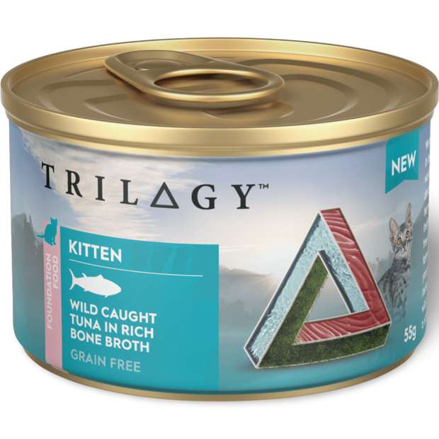 Buy Trilogy Wild Caught Tuna In Bone Broth Wet Kitten Food Online ...