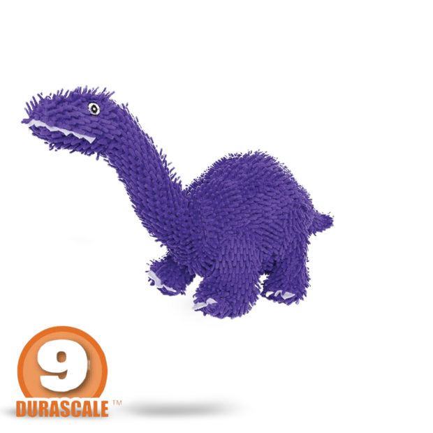 Buy Tuffy Mighty Dog Toy Microfiber Purple Brachiosaurus Online ...