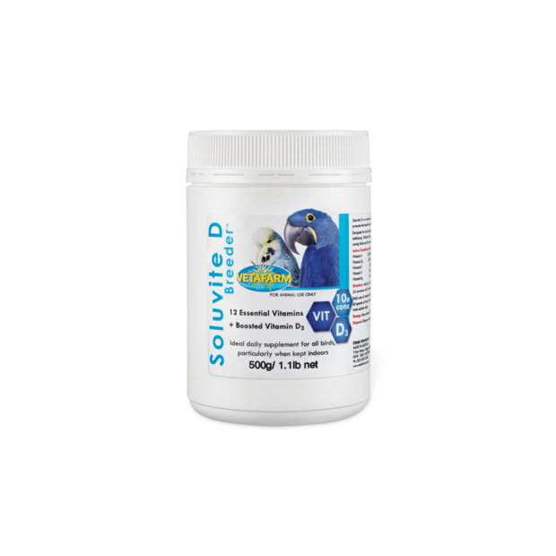 Buy Vetafarm Bird Soluvite D Breeder Online | Better Prices At Pet Circle