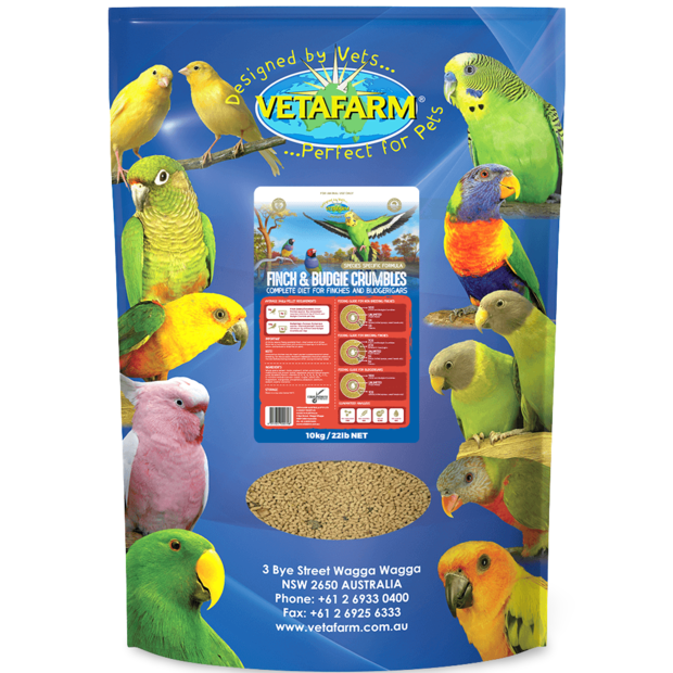 Buy Vetafarm Finch Canary Budgie Crumbles Online | Better Prices At Pet ...