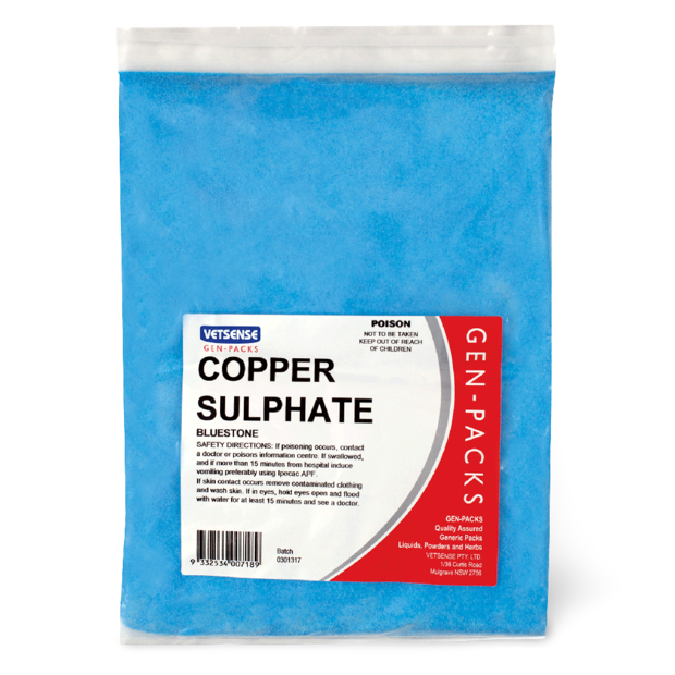 Buy Vetsense Gen Pack Copper Sulphate Online | Better Prices At Pet Circle