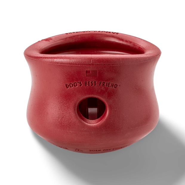 Buy West Paw Toppl Treat Dispensing Dog Toy Red Ruby Online | Better Prices At Pet Circle