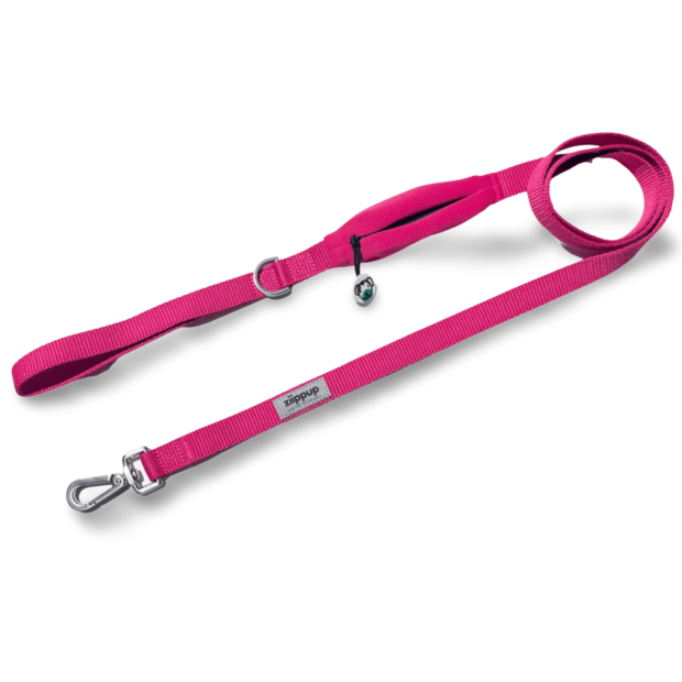 Buy Ziippup Pink Dog Lead With Poo Bag Holder Online | Better Prices At ...